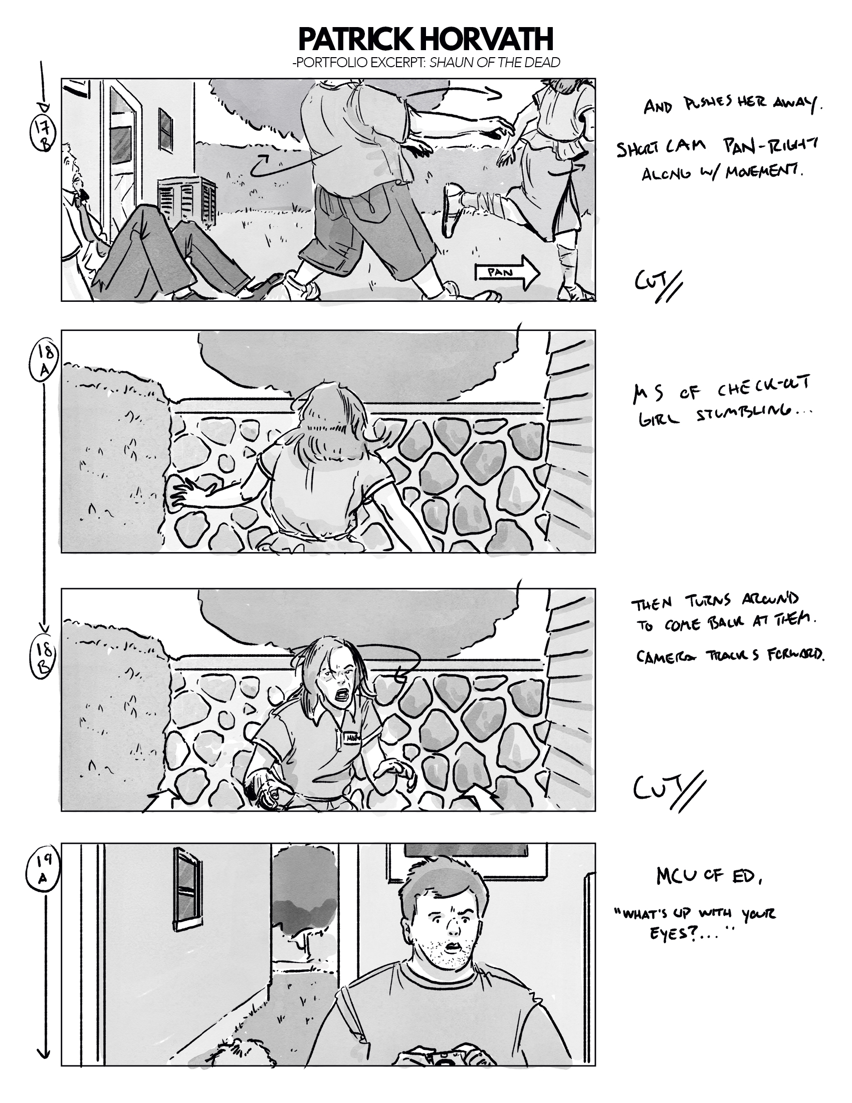 Storyboards / Shaun of the Dead